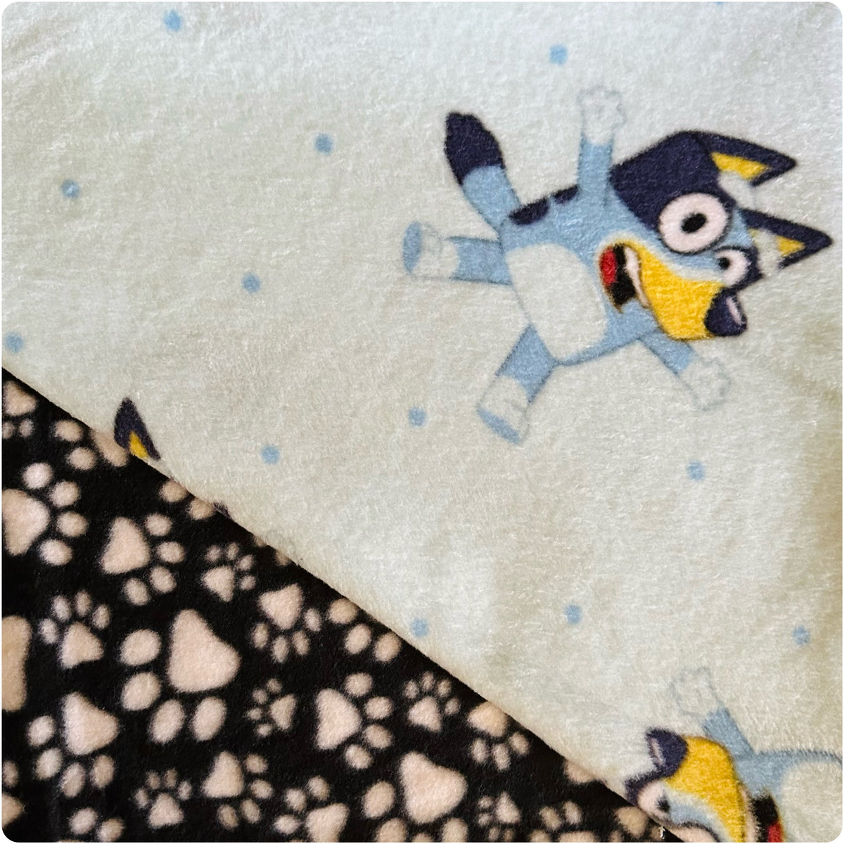 Disney Bluey Inspired Fleece Mat – Recycled Ruffs