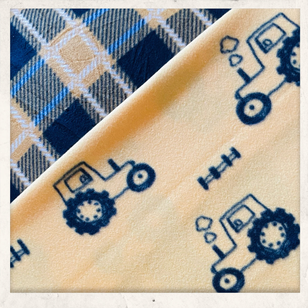 Tractor Time Fleece Mat – Recycled Ruffs